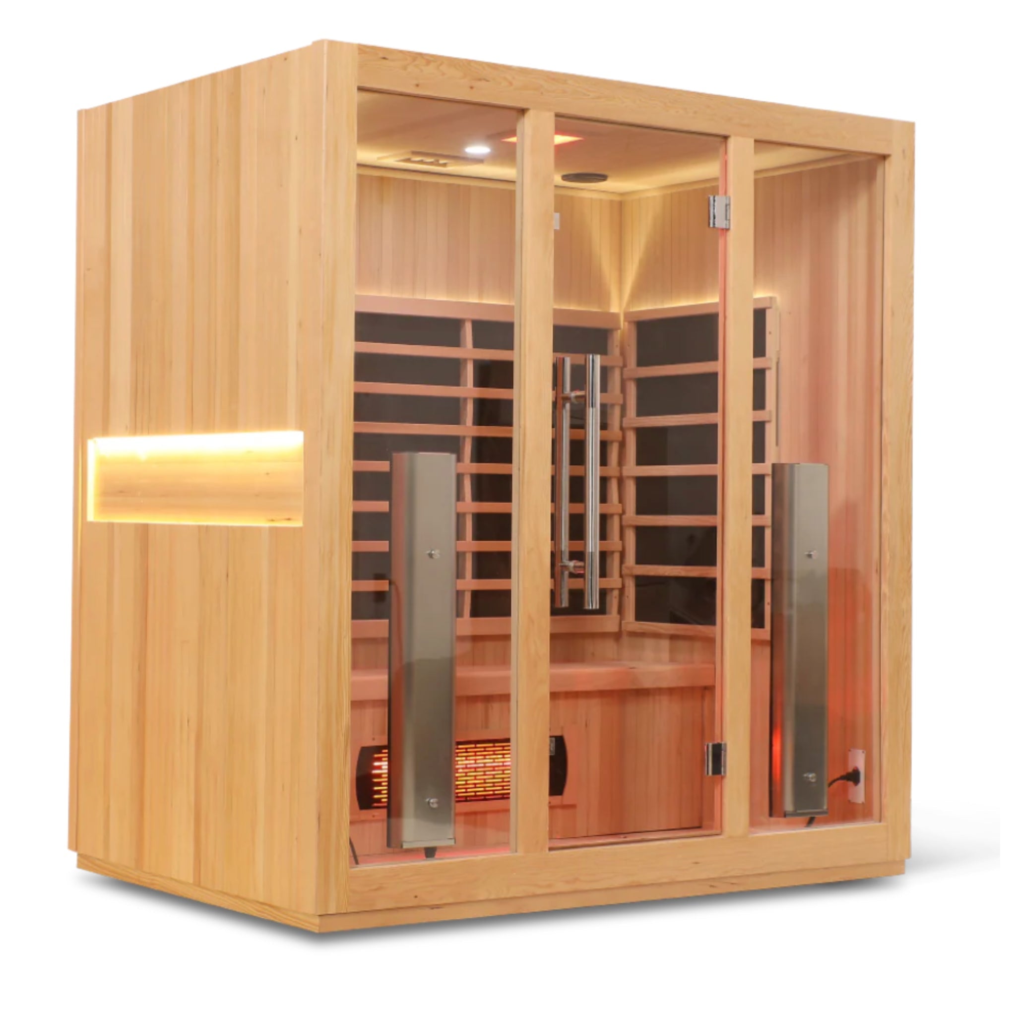 HealthSmart 4 Person Full Spectrum "Smart" WIFI Infrared Sauna - Gym ...
