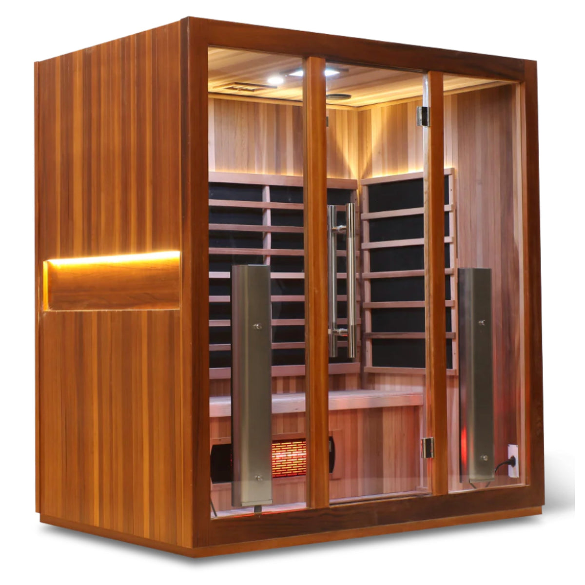 HealthSmart 4 Person Full Spectrum "Smart" WIFI Infrared Sauna - Gym ...