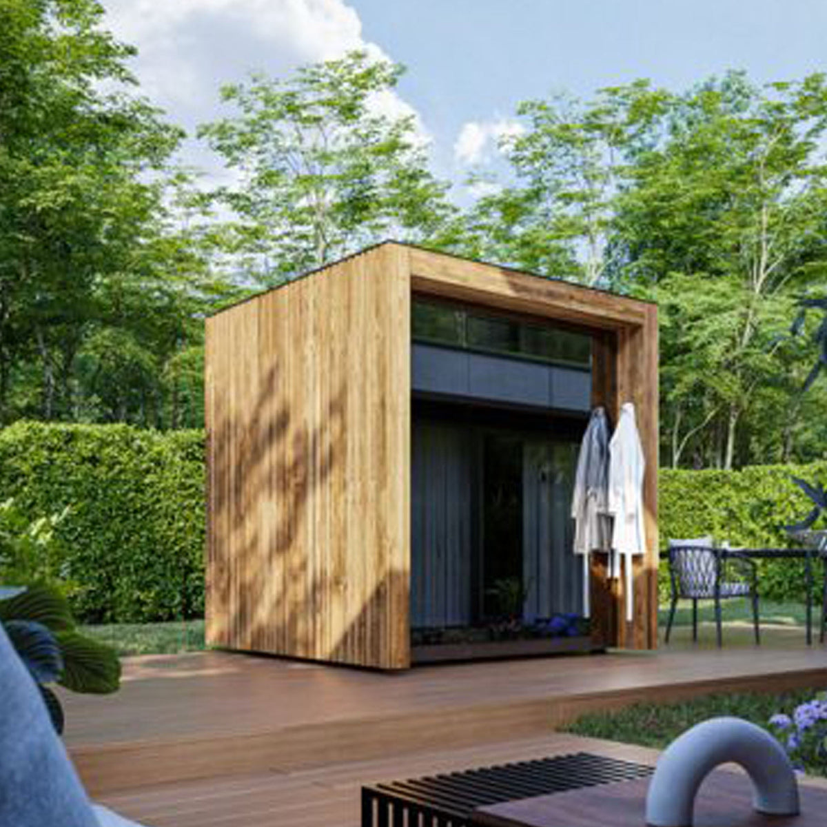 ThermaSol Fortis - Aspen, 3-4 Person, Outdoor Sauna - Gym Emotion