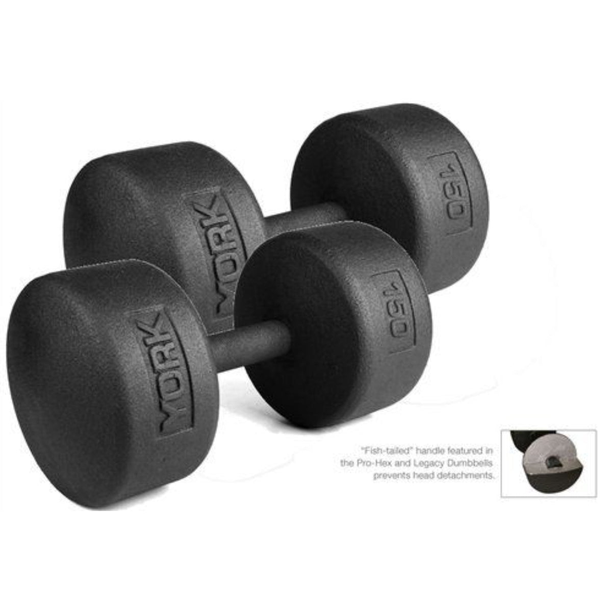 YORK Legacy Solid Round Dumbbell Sets - Gym Emotion